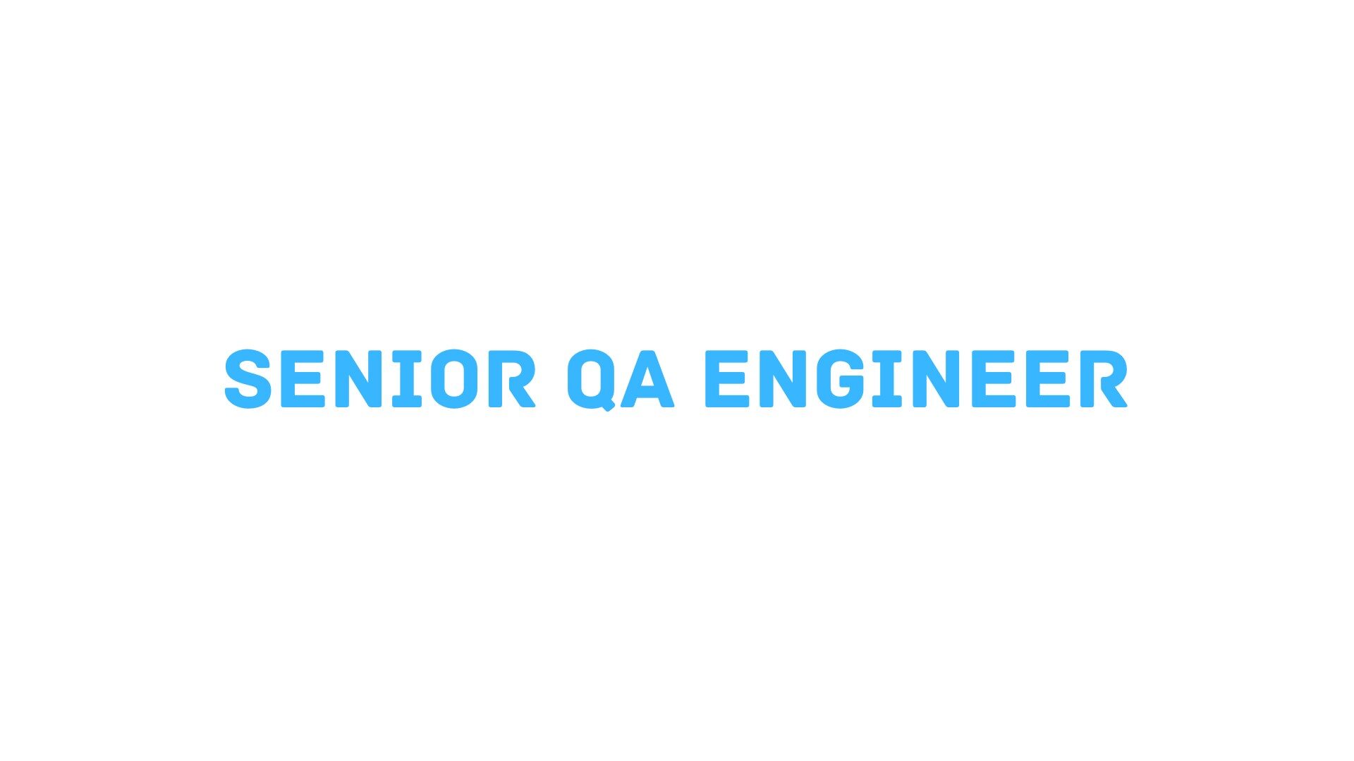 Senior QA Engineer | Omnes Group